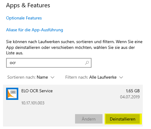 ELO JavaClient Klick-OCR zeigt Prozess mit Fehlern an – ecm.online