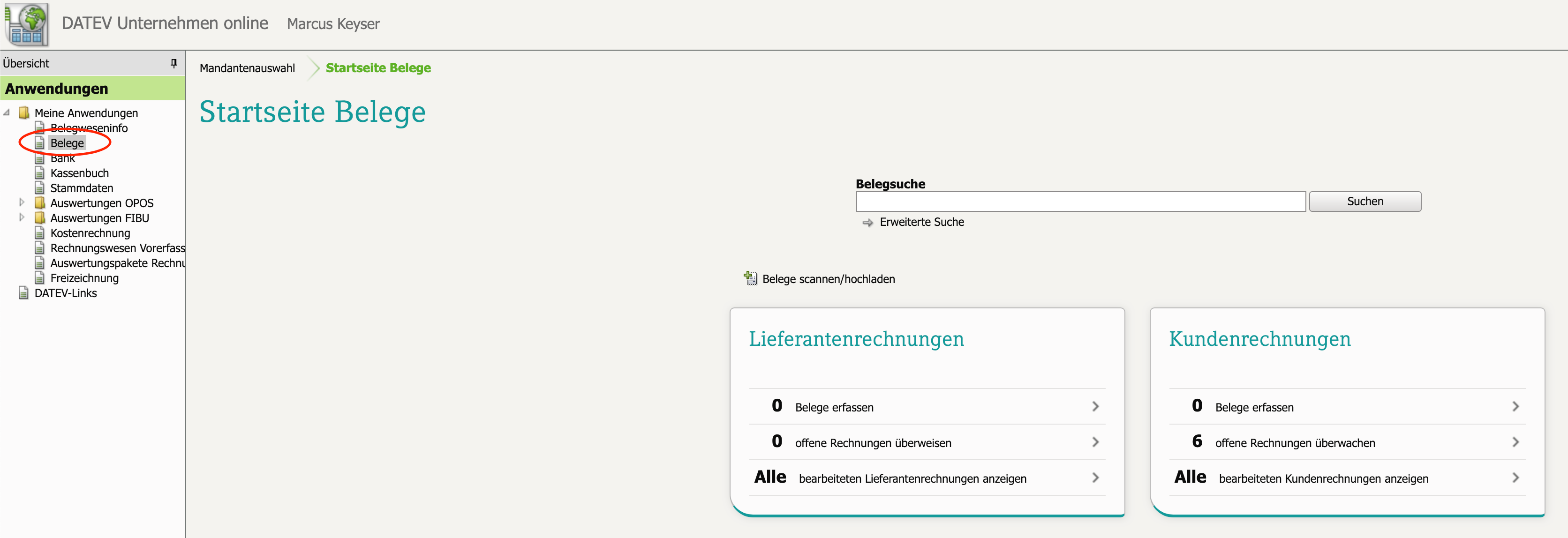 ELO DATEV Schnittstelle aktivieren für DATEV Unternehmen Online – ecm.online
